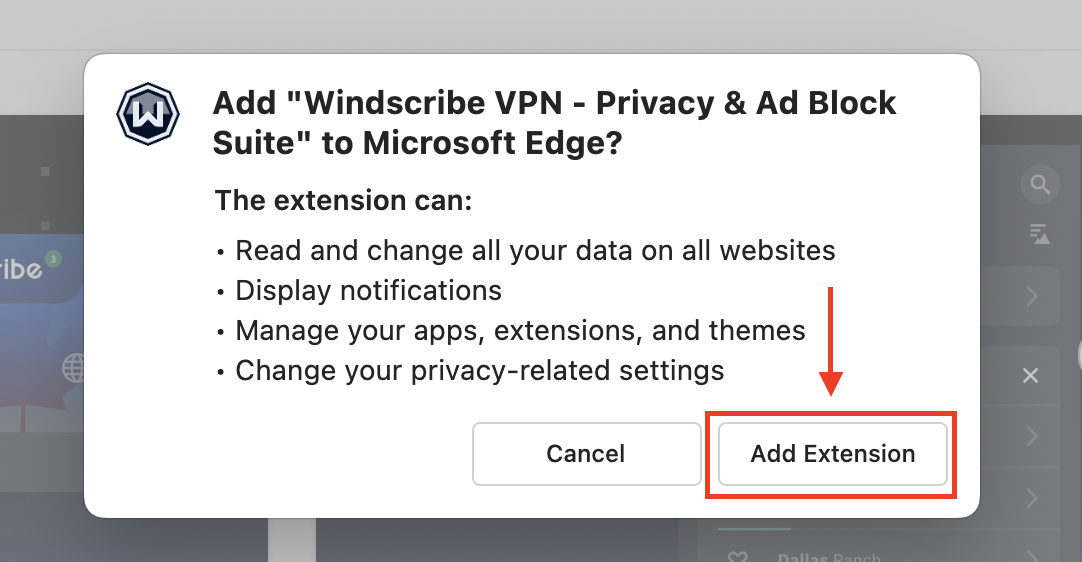 Getting Started with Windscribe on Microsoft Edge | Windscribe